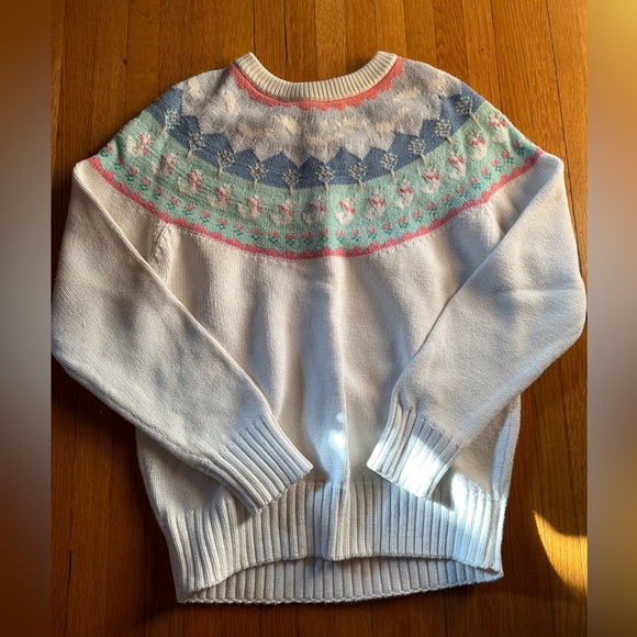 Eddie Bauer | Sweaters | 8s Vintage Eddie Bauer Duck Fair Isle Sweater Size Small | Poshmark